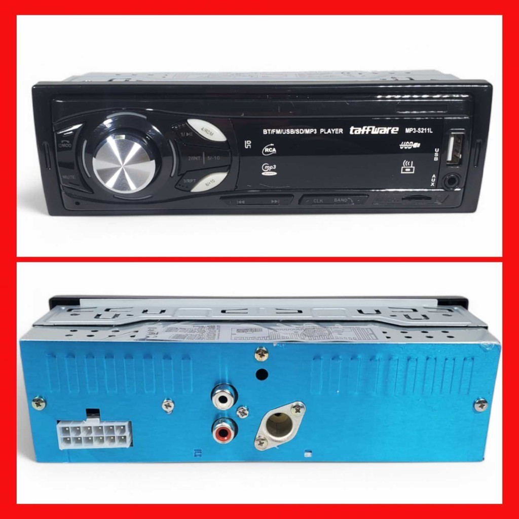 Jual Taffware Tape Mobil Audio MP3 Player Bluetooth 5.0 60W with Remote ...