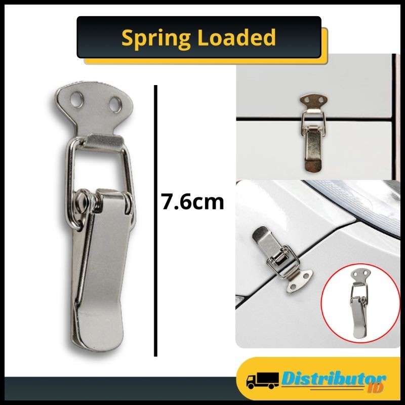 Jual Kaitan Peti Stainless Steel 76mm Spring Loaded Grendel Klem Koper ...