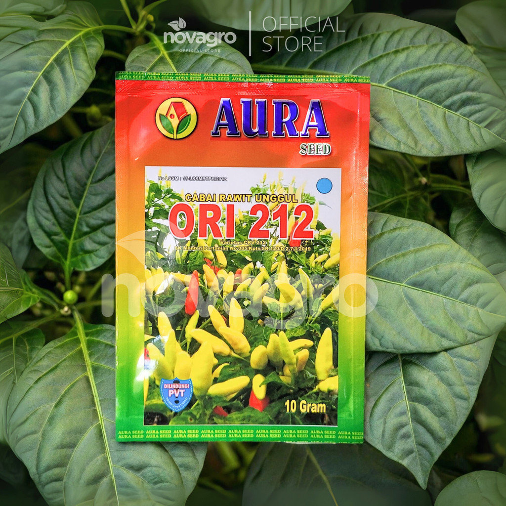 Jual Benih Cabe Rawit ORI 212 10GR - Aura Seed Indonesia | Shopee Indonesia
