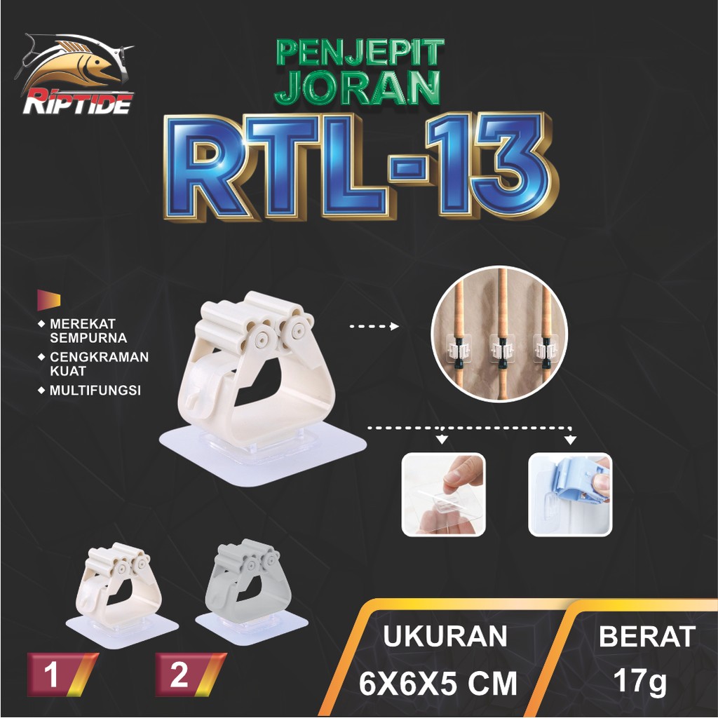 Jual RIPTIDE RTL-13 FISHING ROD HOLDER ALAT GANTUNG PENGAIT JORAN DI ...