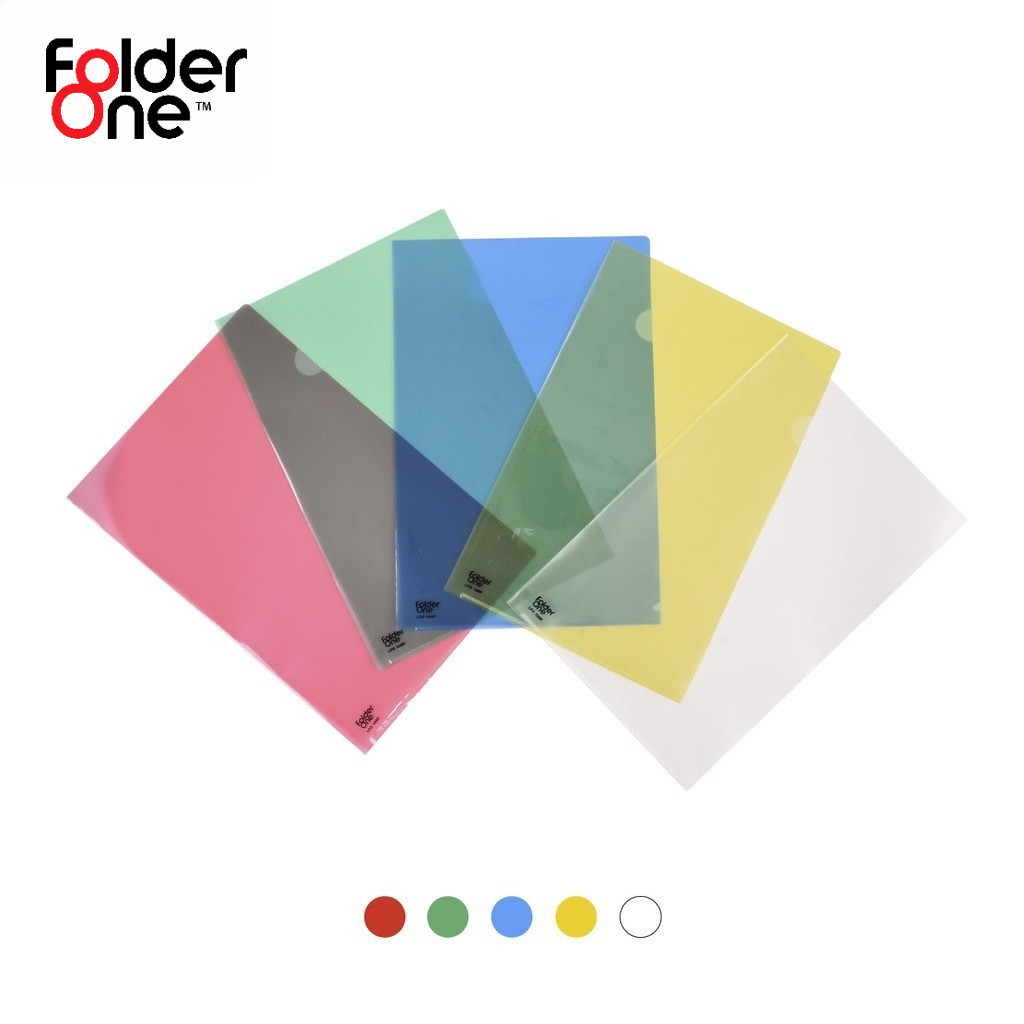 Jual Folder One Map L Plastik Arsip File Kantor Sekolah Transparan ...
