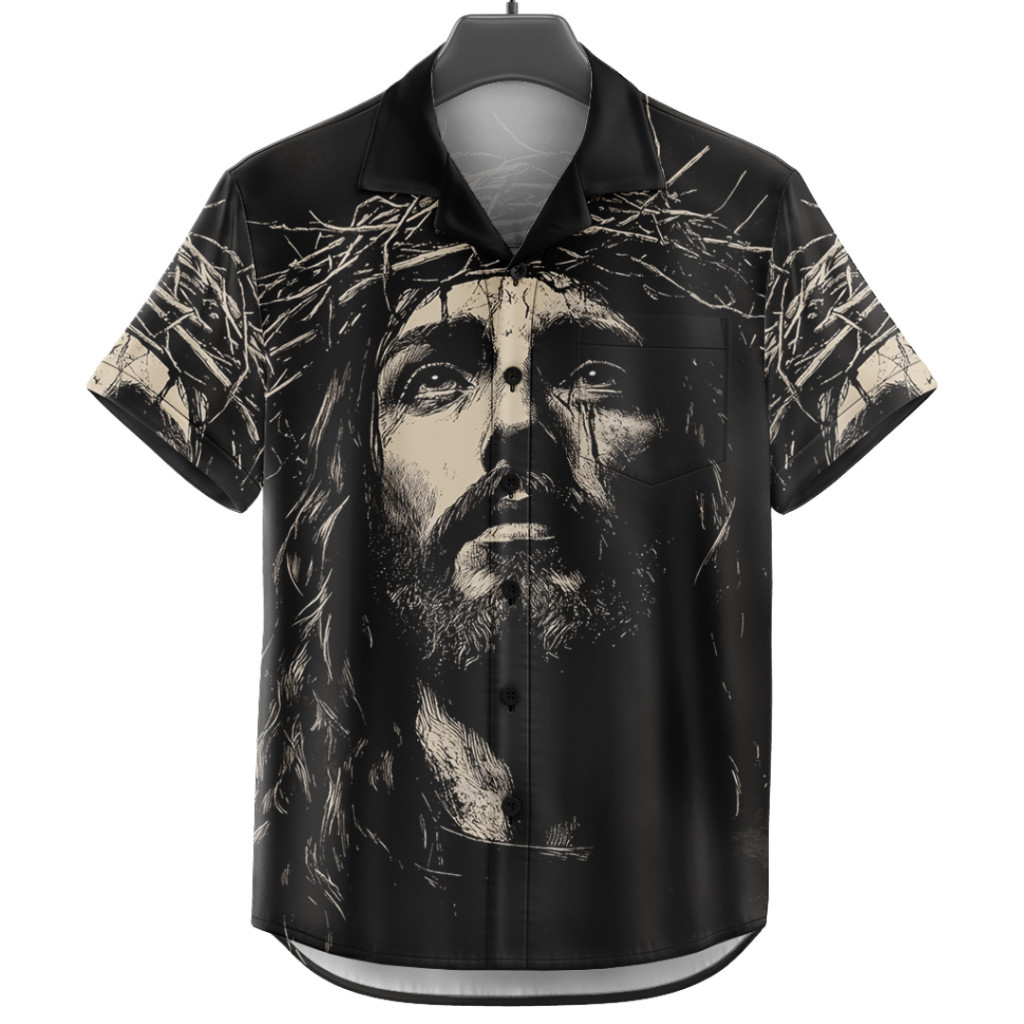 Jual RIRUSHOP GOKS Baju Kemeja Pria Wanita Motif Full Printing Dowear ...