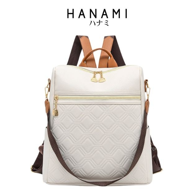 Jual HANAMI Tas Ransel Simple Terbaru Mewah Branded Air Anti TA1162C3 ...