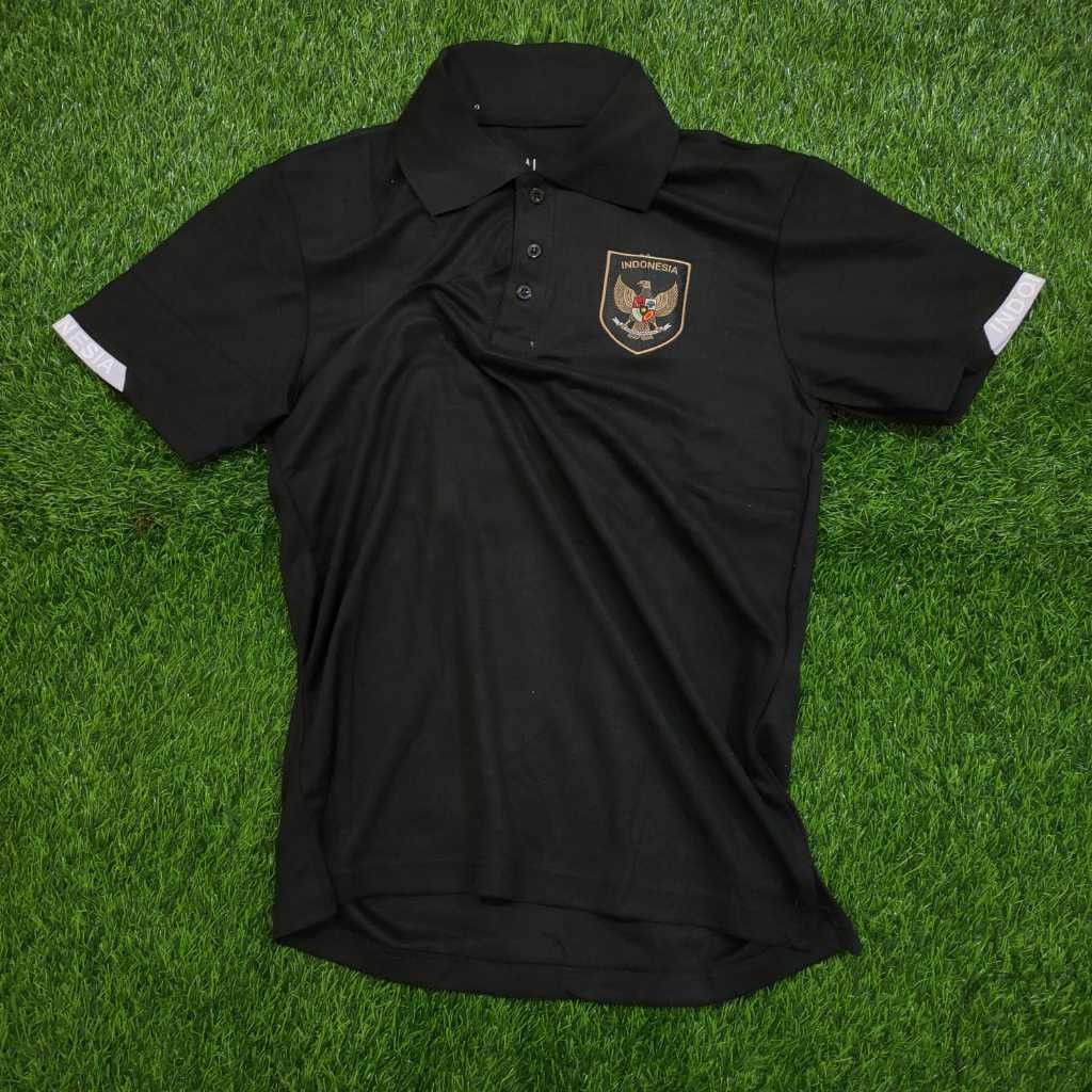Jual POLO TIMNAS INDONESIA MILLS HITAM GRADE ORI | Shopee Indonesia