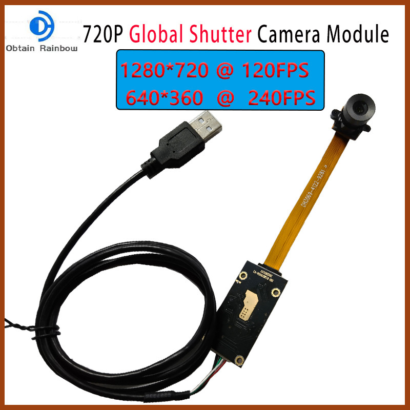 Jual 240FPS Global Shutter Camera Module 720P 1MP, OV9281 USB Webcam ...