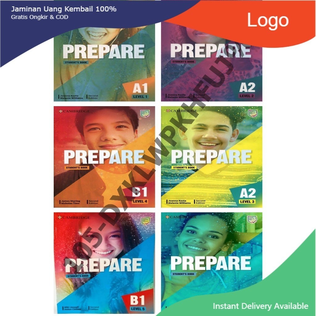 Jual Full Color / Prepare Student Book A1 Level 1 / A2 Level 2 / A2 Level 3 / B1 Level 4 / B1 ...