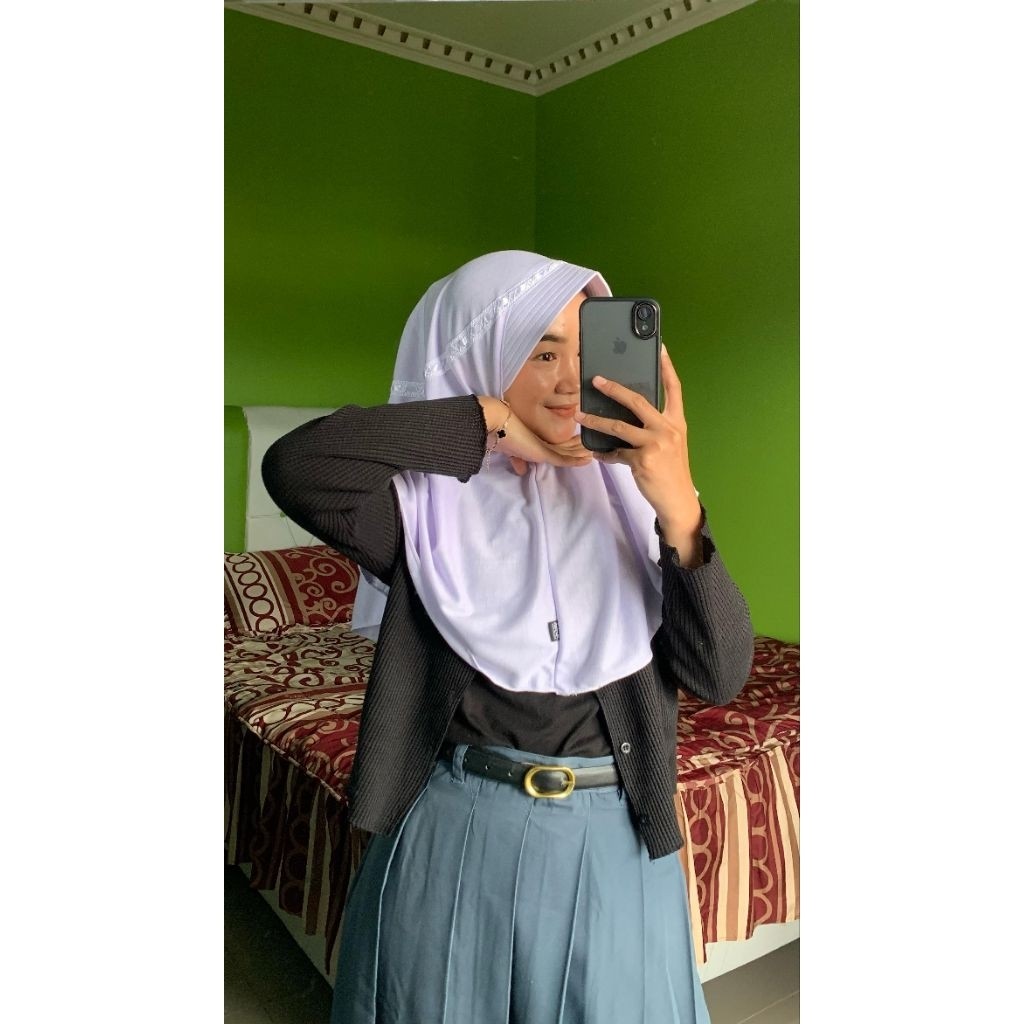 Jual BEST SELLER kerudung sekolah / hijab Rabbani kW / kerudung rabbani ...