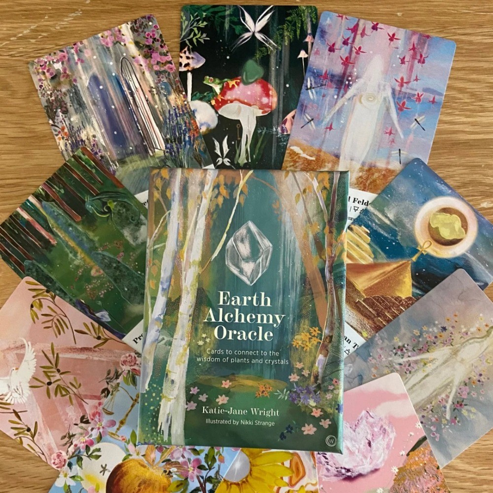 Jual 50 Pcs Cards 10.4*7.3cm Earth Alchemy Oracle Card Deck Connect To ...