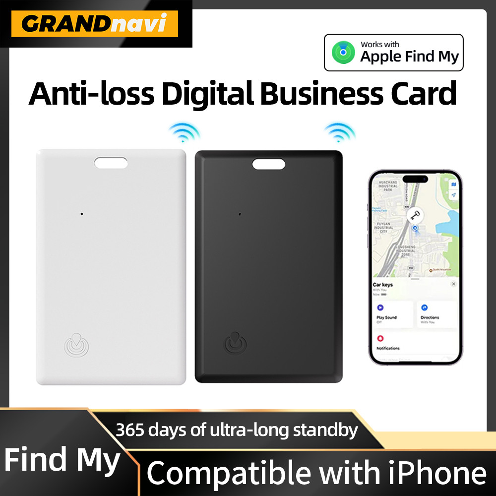 Jual Smart Tag Thin Wallet Tracker Card For iPhone Work With Apple Find ...
