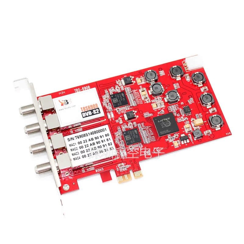 Jual For TBS6908 Receiving Card DVB-S2 Quad Tuner PCI-e Card HDTV card ...