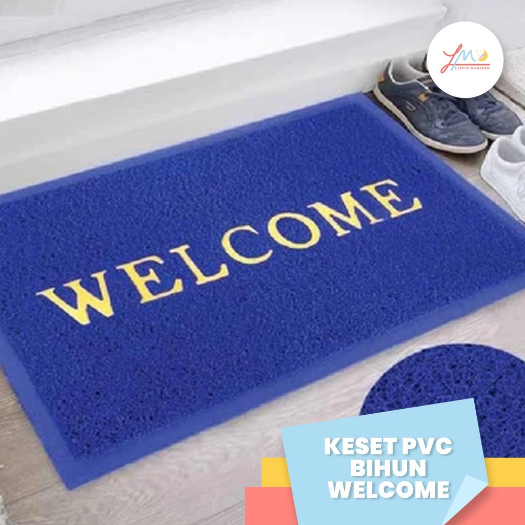 Jual MR MAT Keset Kaki Welcome 40x60 cm Tebal 18mm Keset Lantai PVC ...