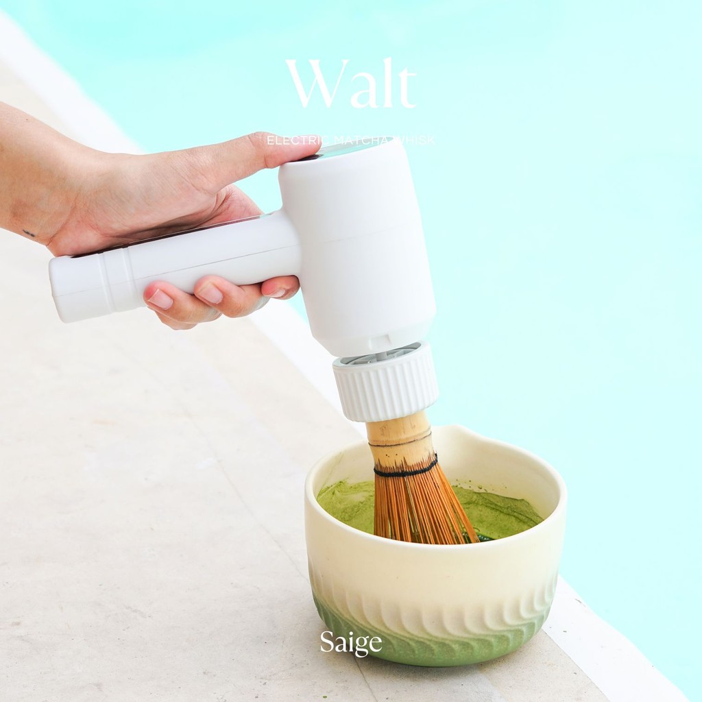 Jual [SAIGE] WALT Electirc Matcha Whisk Type C Fast Charging Japanese ...