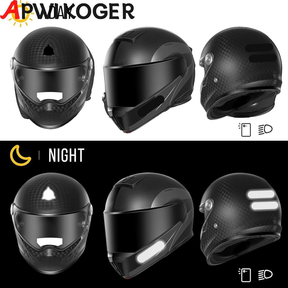 Jual Reflective Helmet Warning Stickers Waterproof Bicycle Motorcycle ...