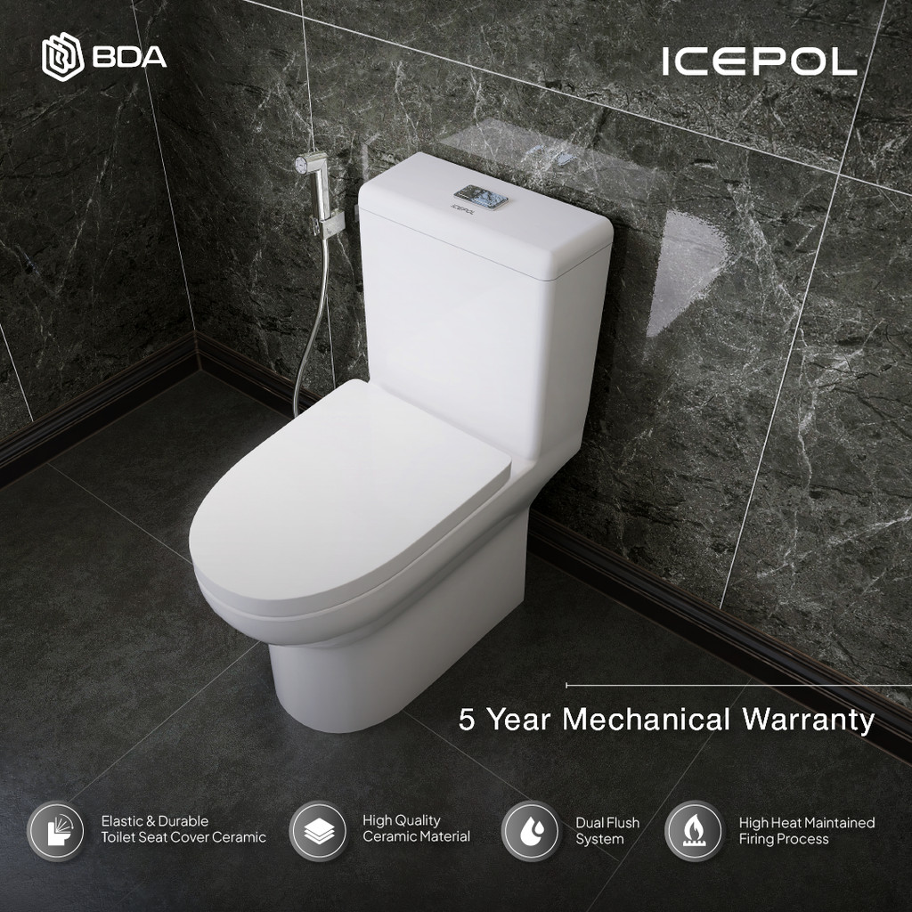 Jual Icepol Closet Duduk Kloset WC Duduk Toilet Duduk IC 8083 | Shopee ...