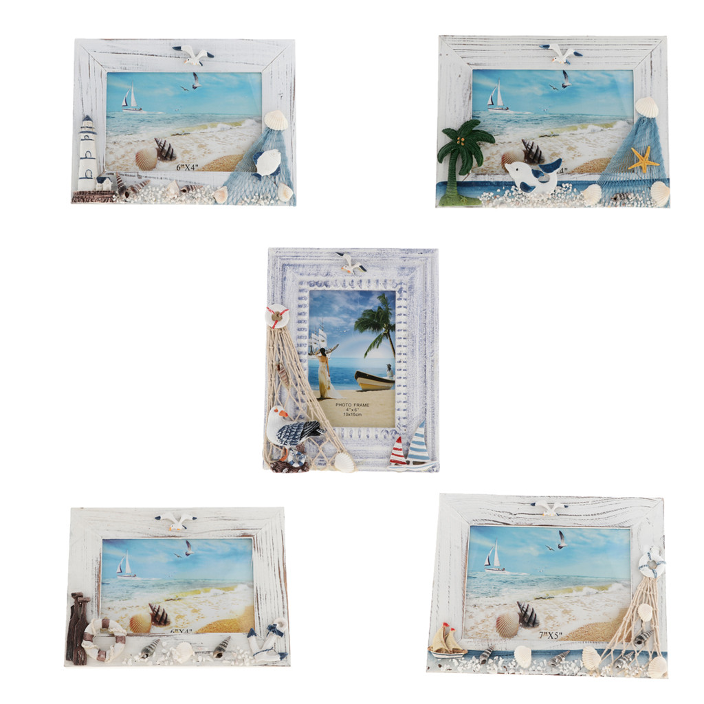 Jual Mediterranean Style Table Top Frames Wooden Picture Phote Frame ...