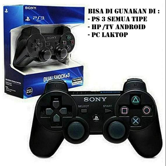 Jual stik ps3 Original Pabrik + kabel cas + packing | Shopee Indonesia