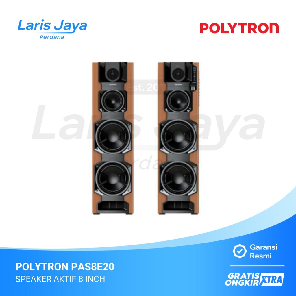 Jual SPEAKER AKTIF POLYTRON PAS8E20 / PAS-8E20 | 8 INCH, SUPER BASS ...