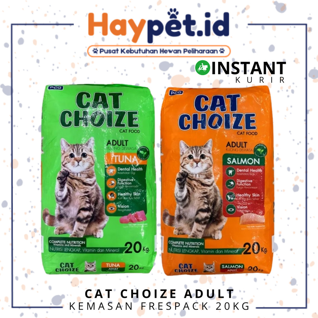 Jual Cat Choize Cat Food Tuna & Salmon 20 kg / Makanan Kucing 20kg ...