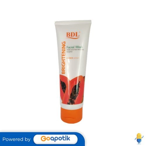 Jual Bdl Papaya Facial Wash Brightening 100 Gram Tube | Shopee Indonesia