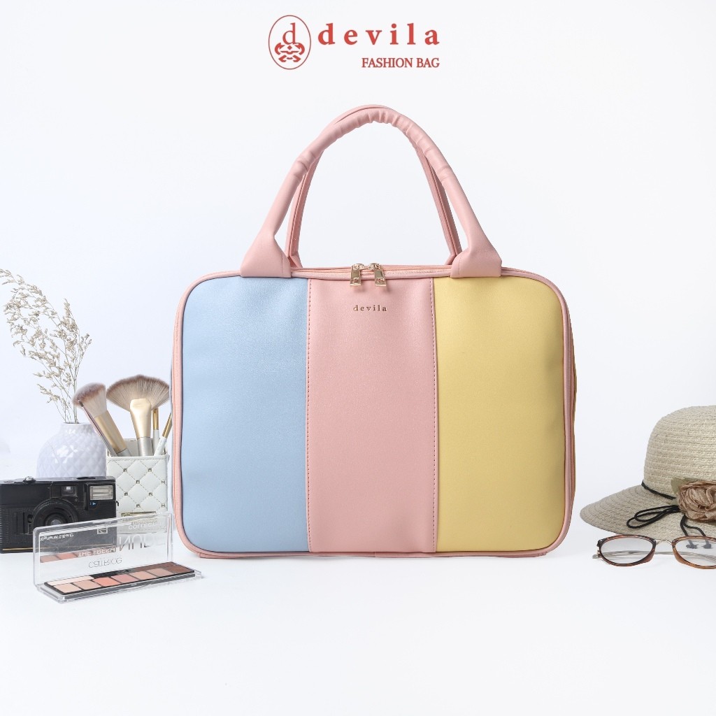 Jual DEVANUJA DEVILA - Ice Cream Waterproof Tas Travel Bag Medium Size ...