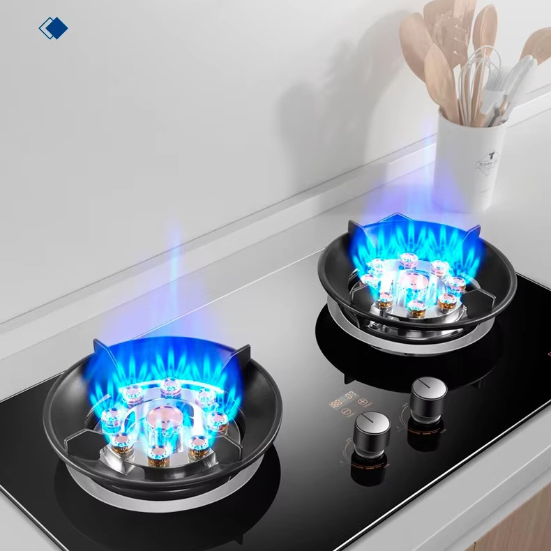 Jual Energy Saving 5.2kw Gas Stove 2 Burners Double Household LPG Table ...