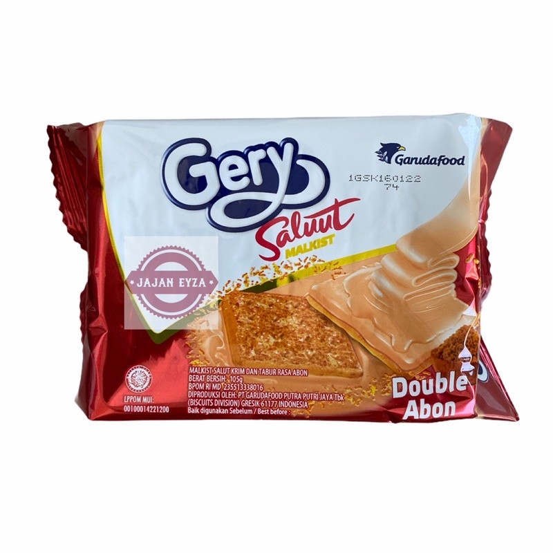Jual GARUDAFOOD GERY SALUUT MALKIST DOUBLE ABON 105gr GERY MALKIST ABON ...