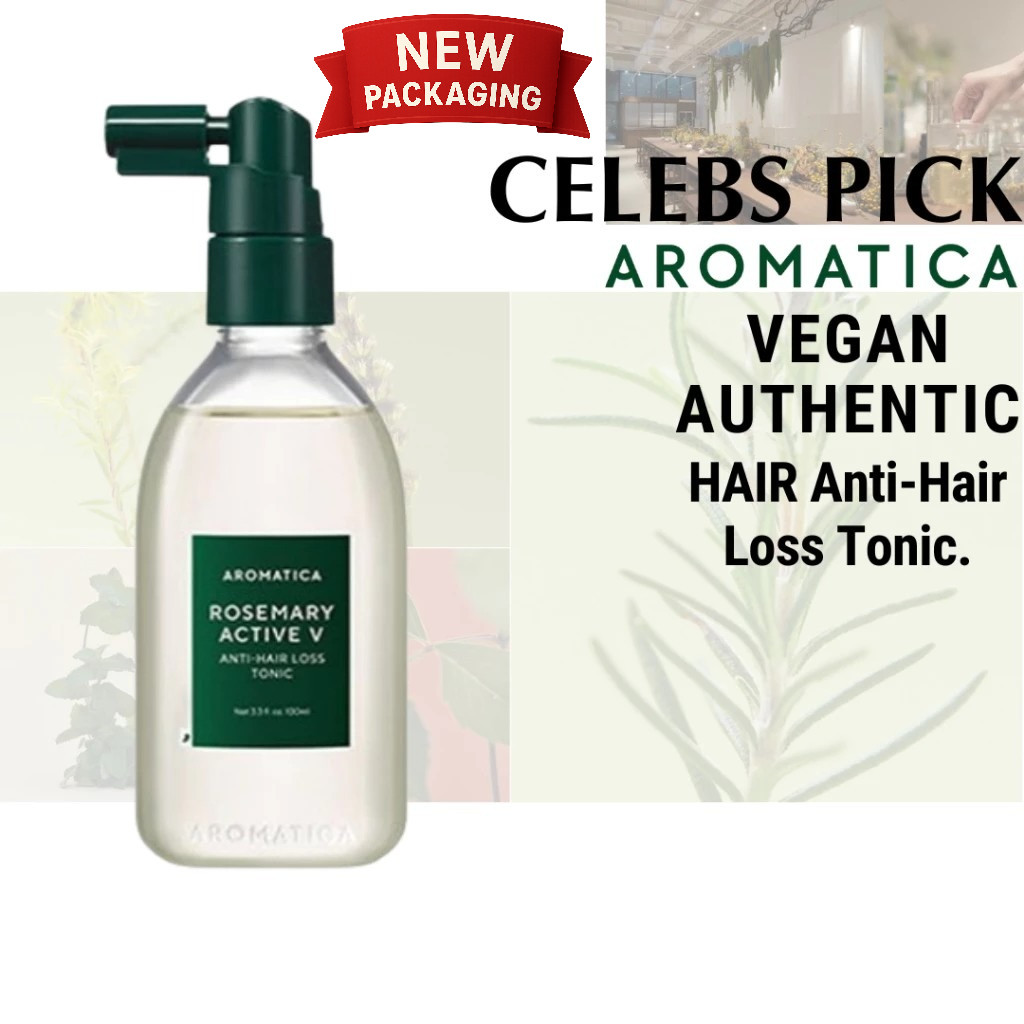 Jual Aromatica Rosemary Active V Anti-Hair Loss Tonic 100ml | Shopee ...