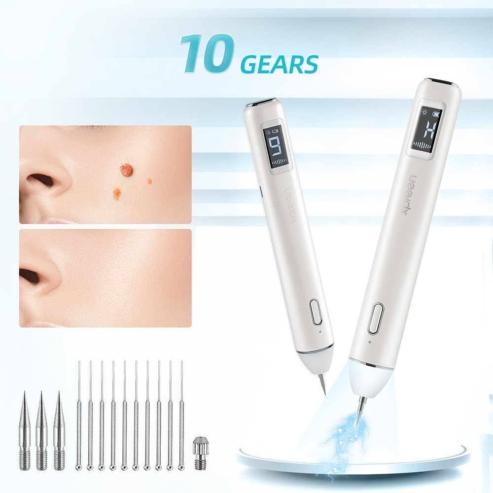 Jual 10 Level Laser Plasma Pen With Spotlight Skin Mole Remover Skin ...