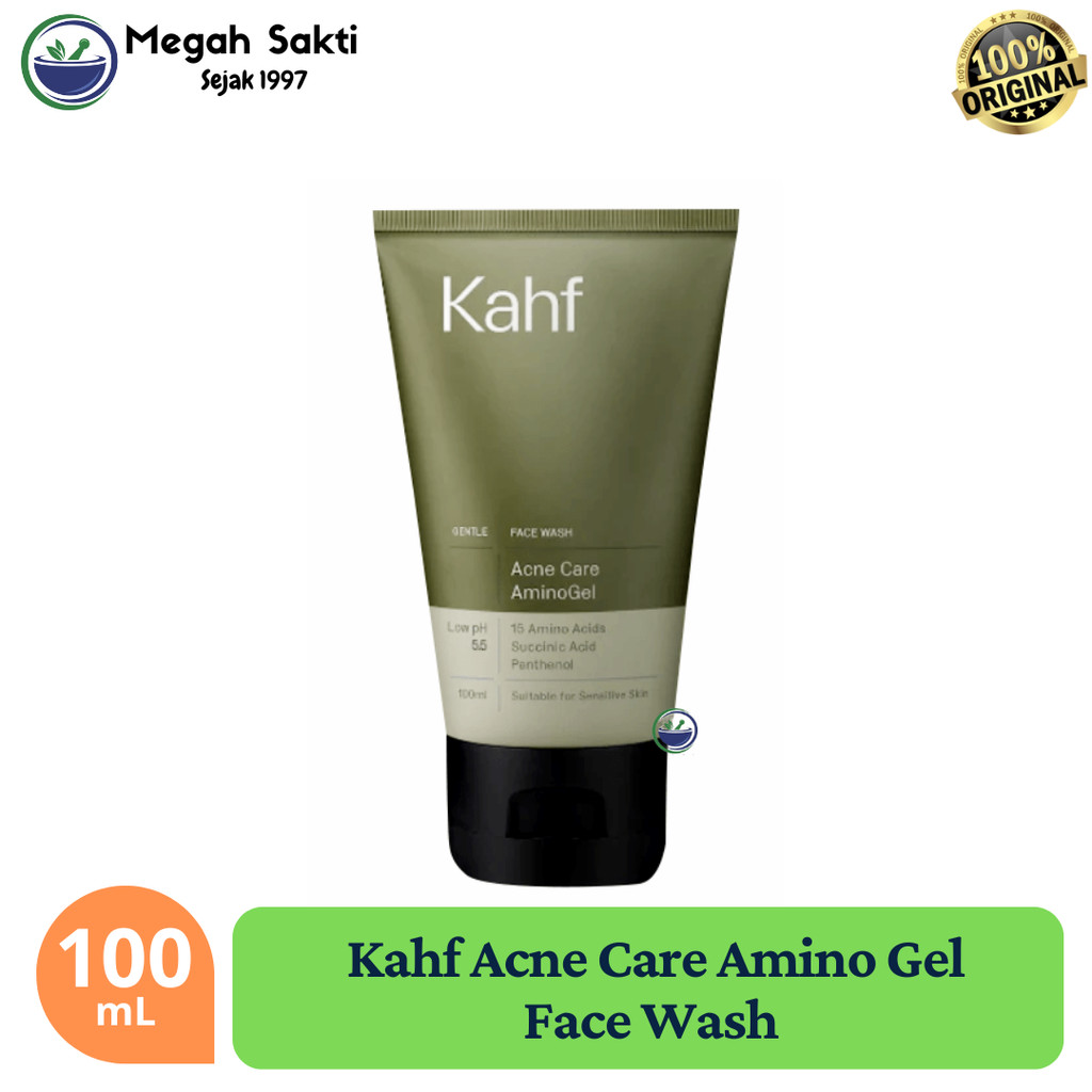 Jual MGS - Kahf Acne Care Amino Gel Face Wash 100 ml – Sabun Cuci Muka ...