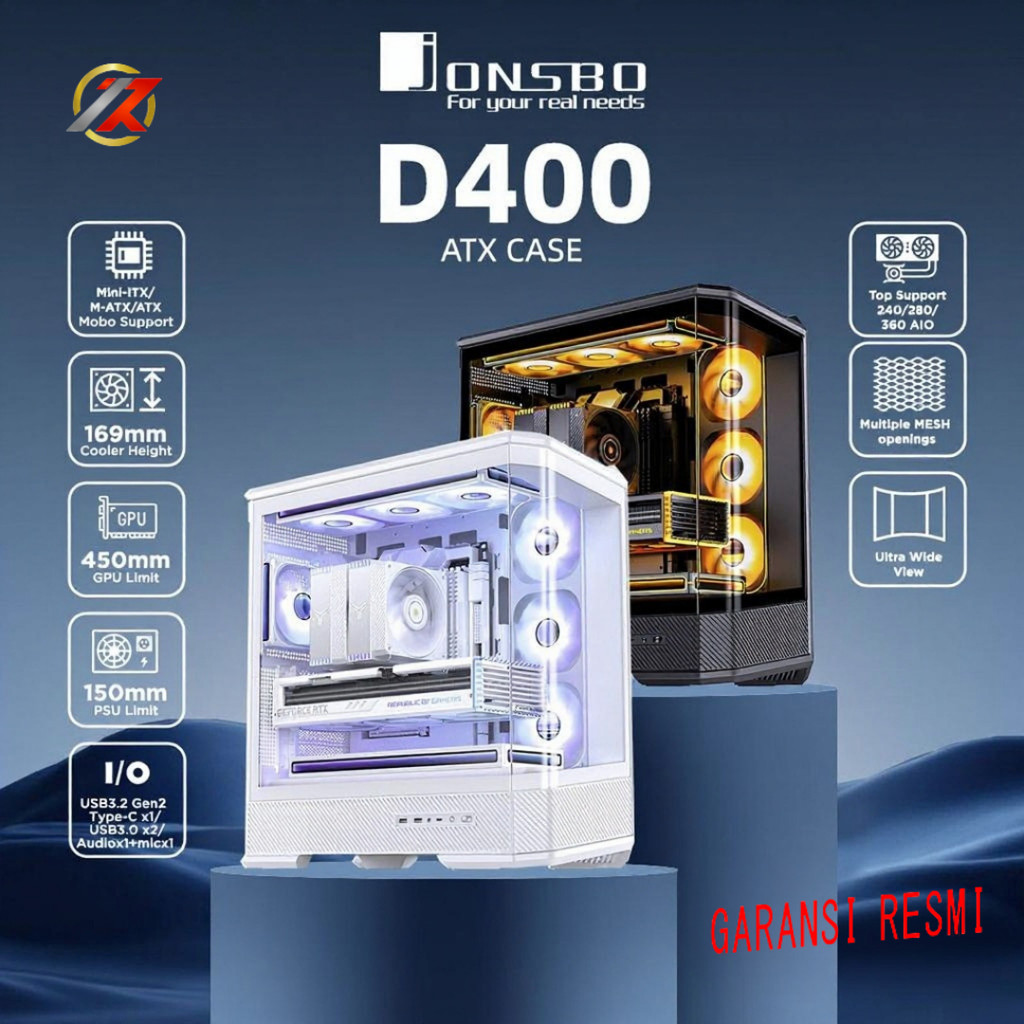 Jual JONSBO D400 ATX PC Case | D-400 Jonsbo Casing ATX Type C | Shopee ...
