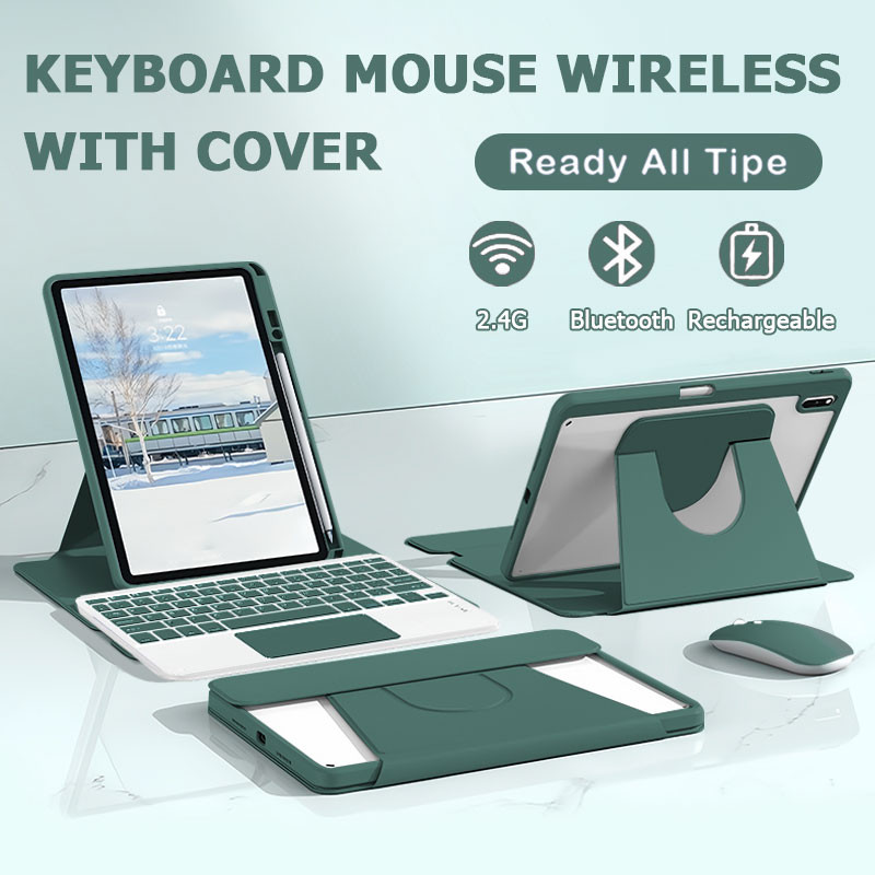 Jual Keyboard Case For iPad Gen 7/8/9/10/11/Pro 11/Air 5/4/3/6 Magnetic ...