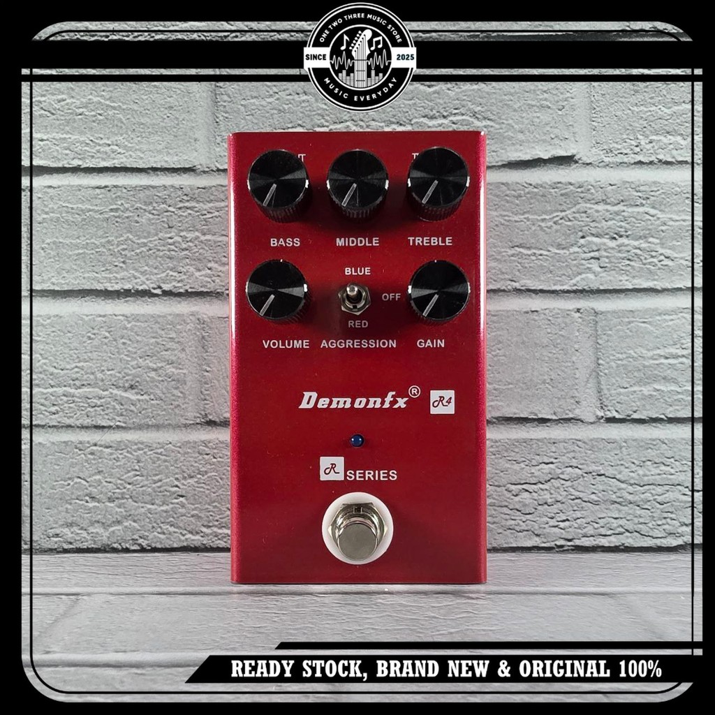 Jual Demonfx R Series R4 Efek Gitar Preamp Distortion Overdrive Pedal ...