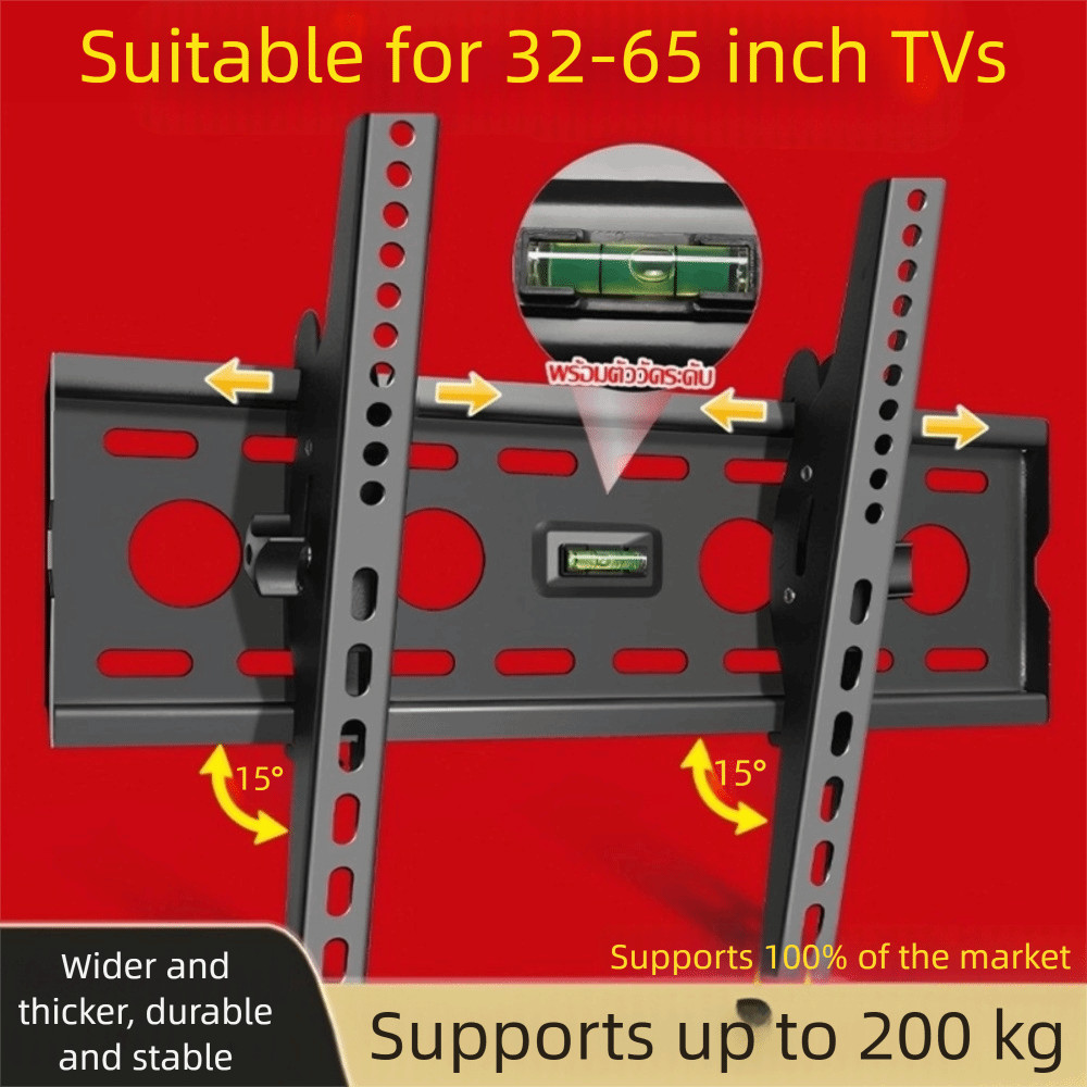 Jual New 32-65 inch TV Hanger Adjustable Tilt 15° TV Wall Mount Thicker ...