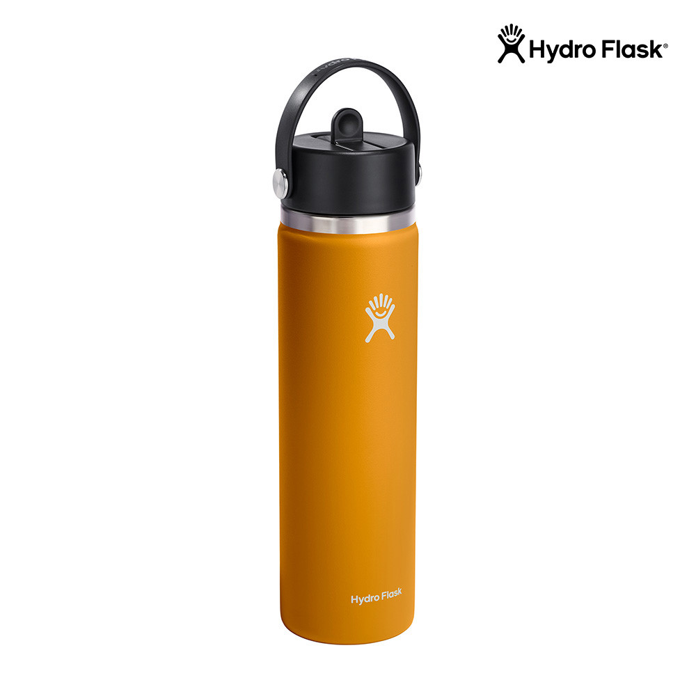 Jual Hydro Flask Wide Mouth Flex Straw Cap Fossil 24Oz | Shopee Indonesia