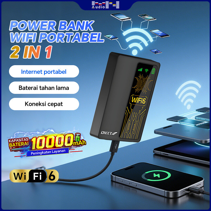 Jual Modem MiFi 4G LTE Router Nirkabel 300Mbps Portable Power Bank ...