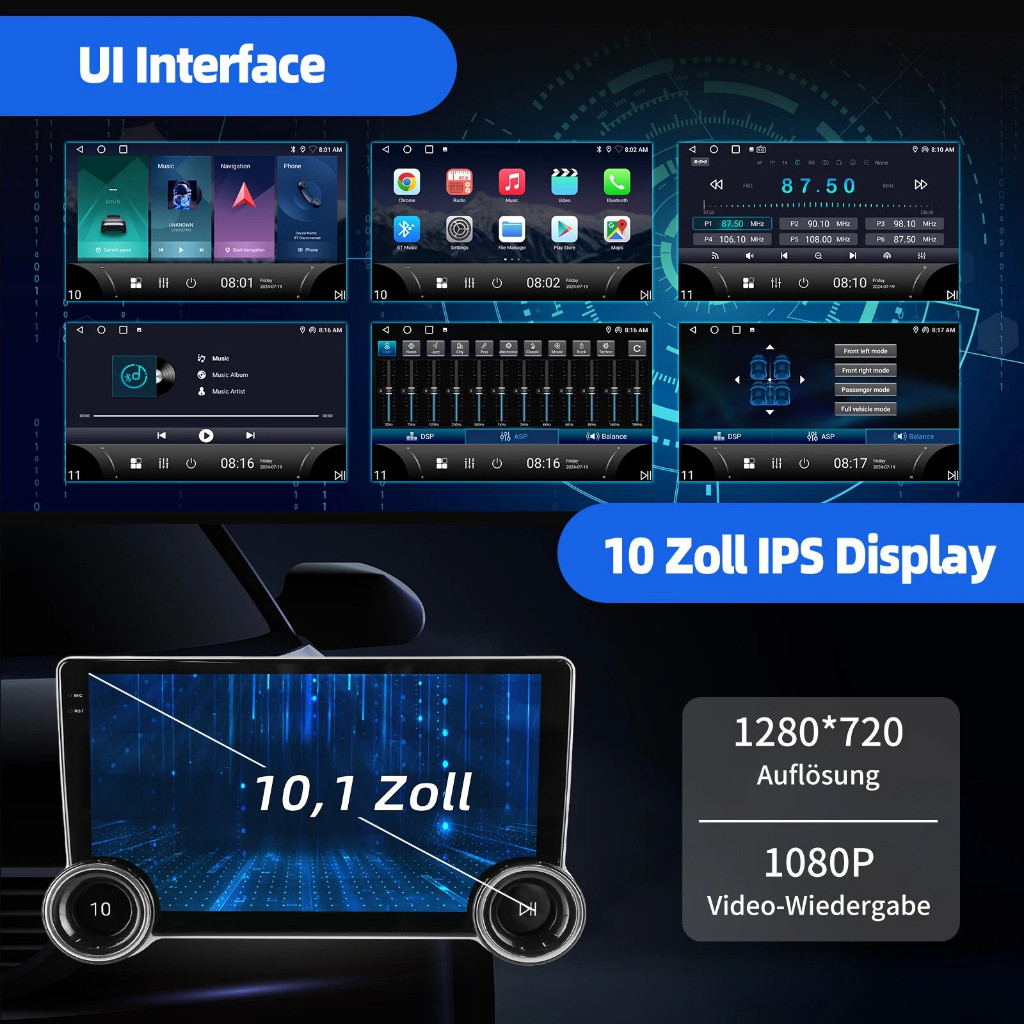 Jual Circuit Automotive NEW ESSGOO Head Unit Android 14 4GB+64GB 9 Inch ...