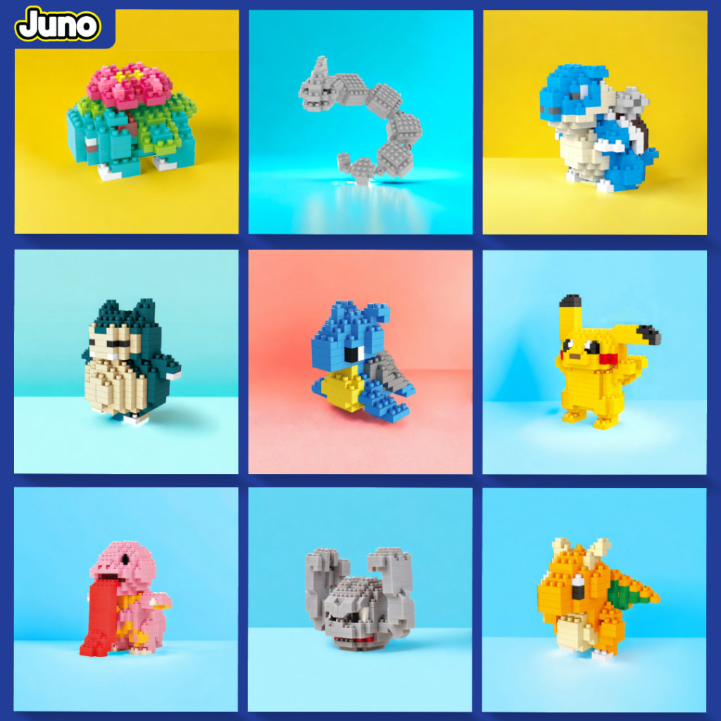 Jual ViRaLL Juno Mainan Balok Pokemon Nano Blocks Micro Blocks Miniatur ...