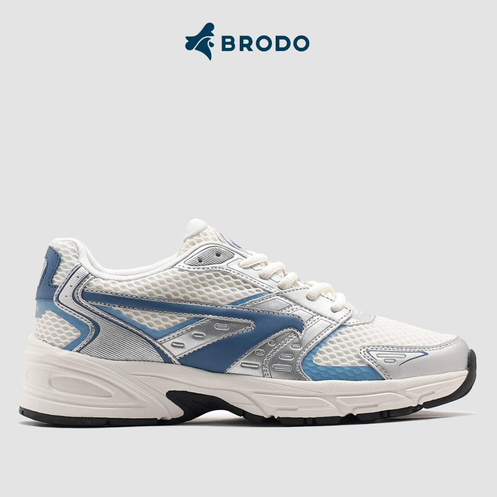 Jual BRODO - Sneakers Ace Neptune Silver Blue OWS | Shopee Indonesia