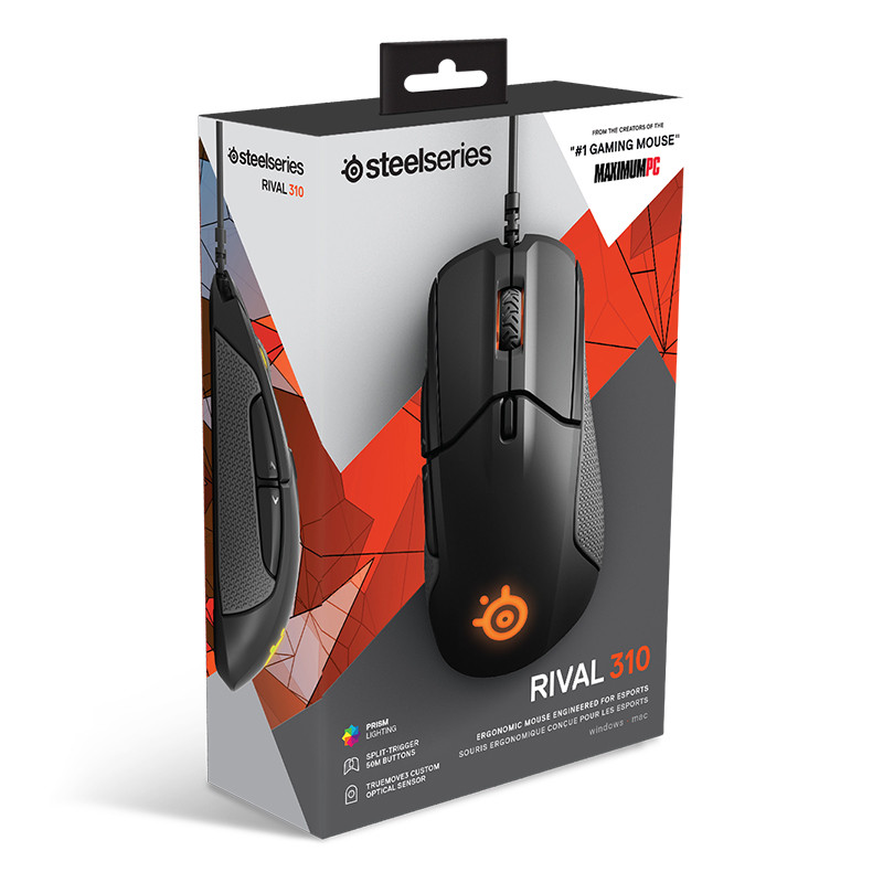Jual SteelSeries Rival 310 RGB FPS USB Optical Gaming Wired Mouse with ...