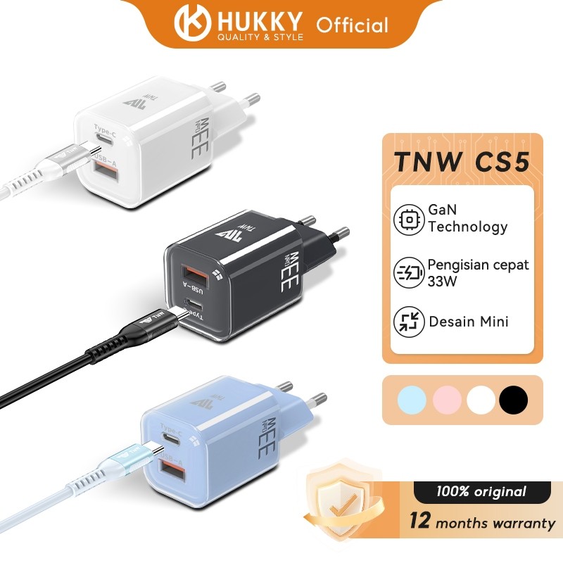Jual NEW PRODUK TNW CS5 Fast Charging Charger Mini Adaptor GaN 33W ...