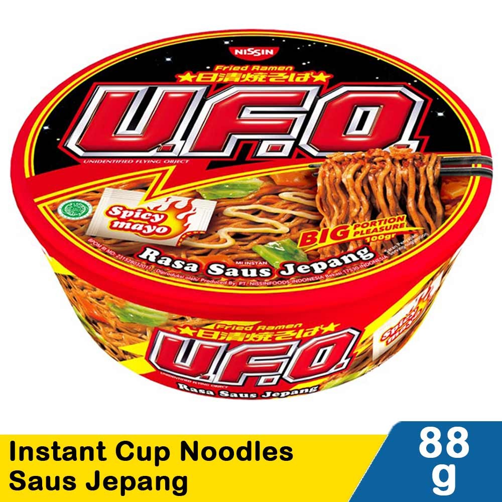 Jual UFO INSTANT CUP NOODLES SAUS JEPANG 88g | Shopee Indonesia
