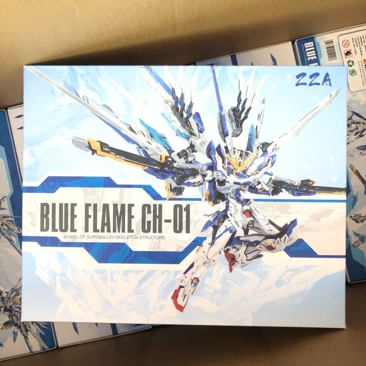 Jual MG ZA 08 ZZA Blue Flame Wing Supernova 1/100 Metal Frame Master ...