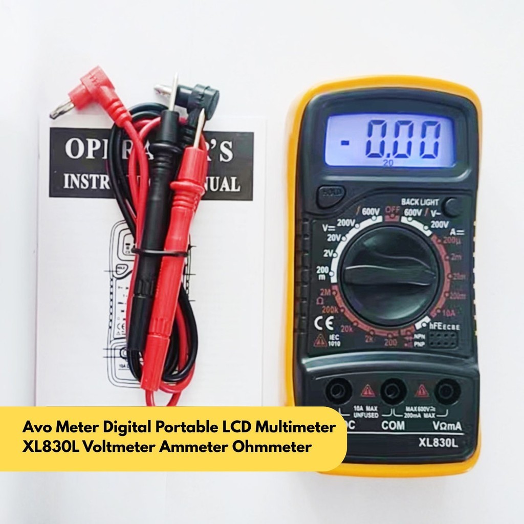 Jual Avo Meter Digital Multimeter Voltmeter Display Tegangan High ...