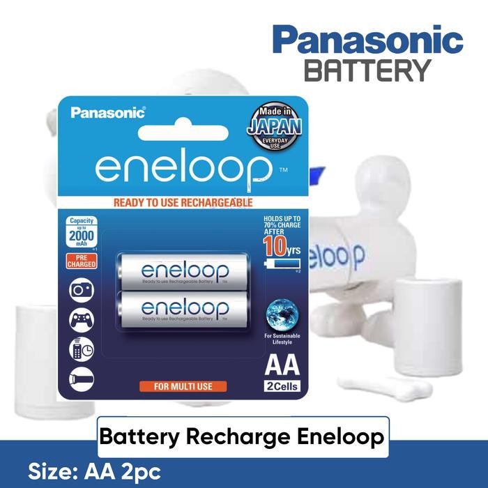 Jual Panasonic Eneloop Baterai Rechargeable AA & AAA Battery Ready to ...