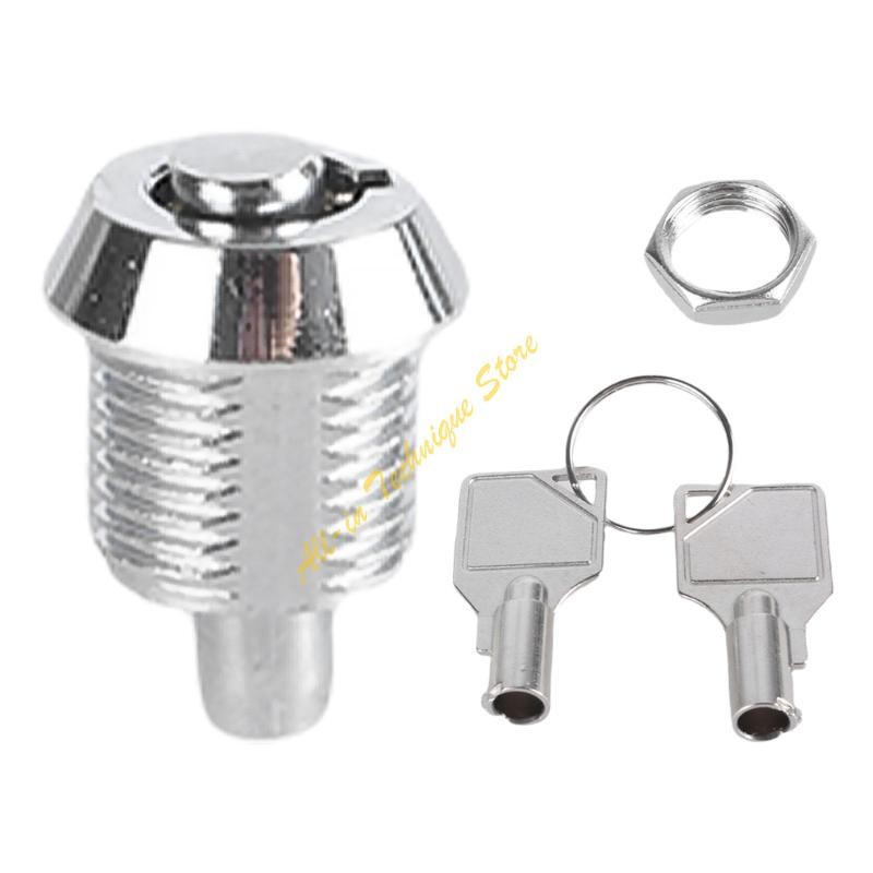 Jual Household Push Cabinet Lock with Key Lock Cylinder Furniture ...