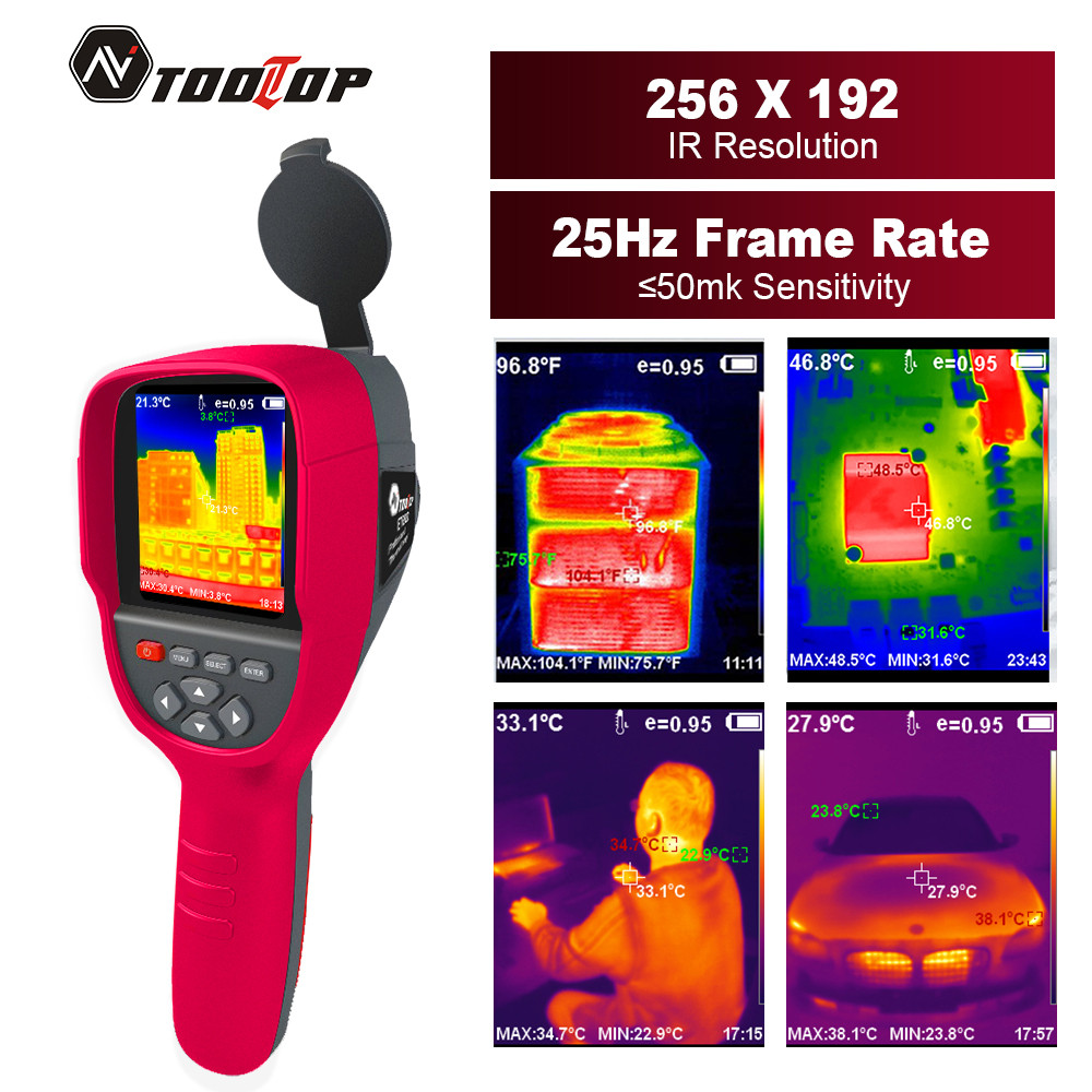 Jual TOOLTOP ET692C 256x192 Handheld Thermal Imager 25Hz Frame Rate Thermal Imaging Camera ...