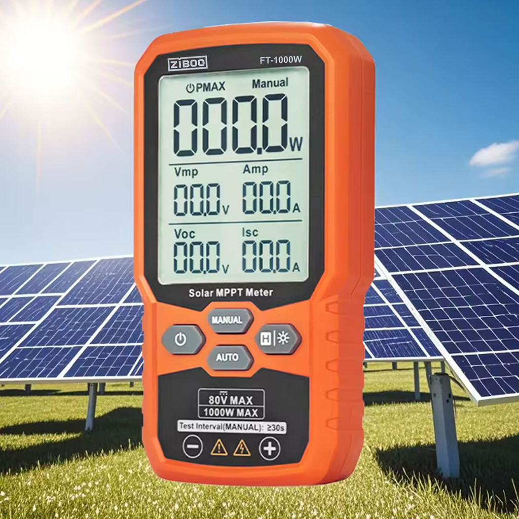 Jual ZIBOO Solar MPPT Meter 1000W PV Module Maximum Power Tester Open ...