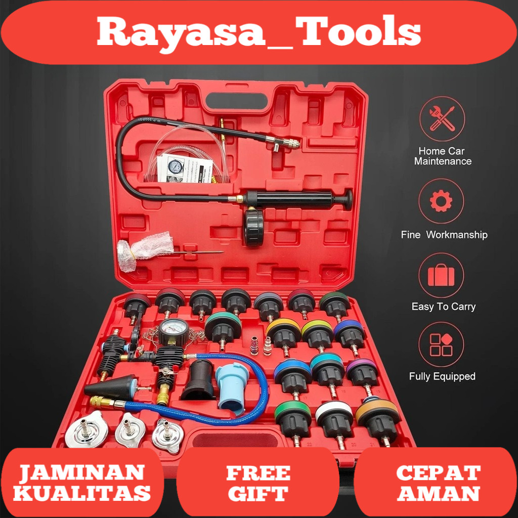 Jual Alat Penguji Tekanan Radiator Mobil Universal Kit Kit Alat Penguji ...