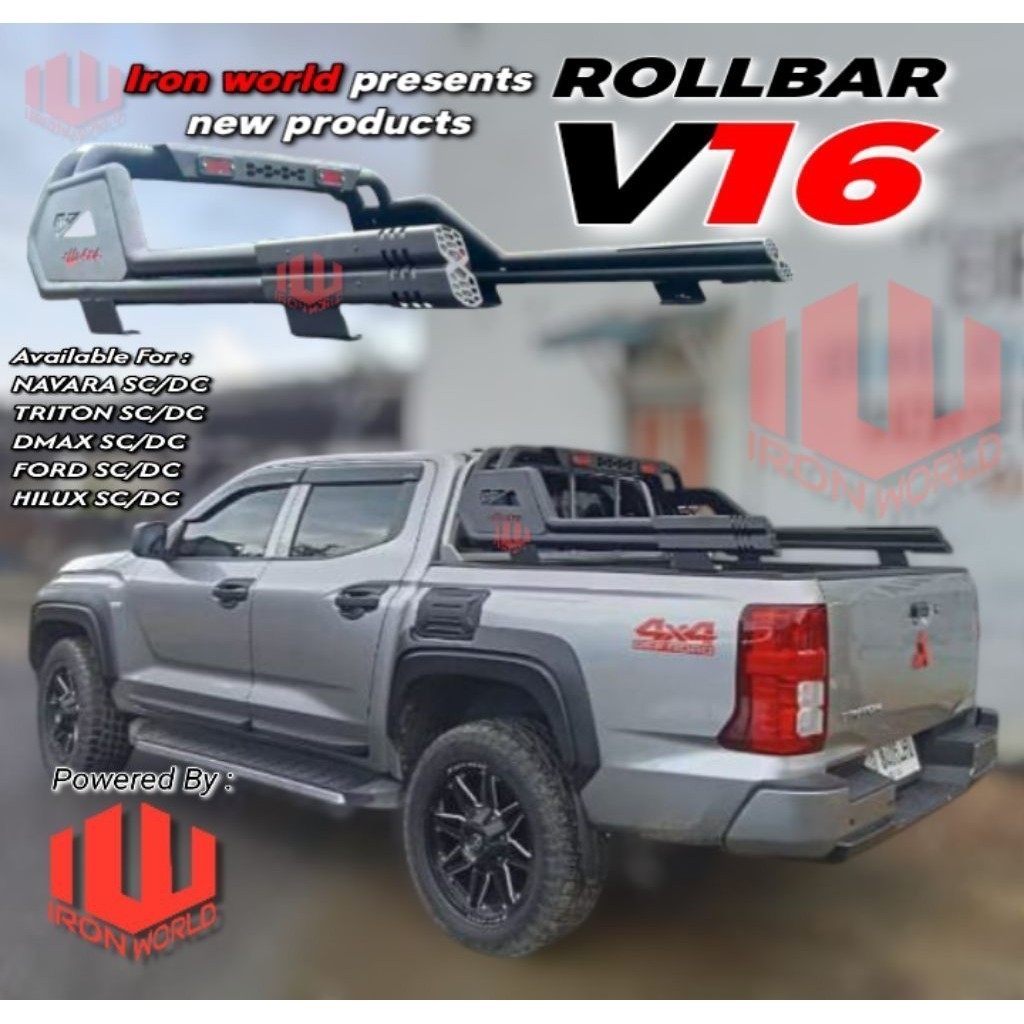 Jual Diskon Rollbar Aksesoris Variasi 4x4 Single Cabin Double Cabin ...