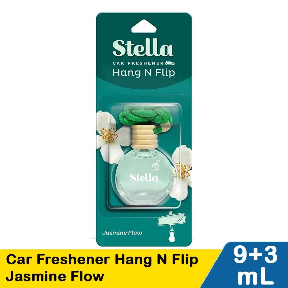 Jual STELLA CAR FRESHENER HANG N FLIP JASMINE FLOW 9+3mL | Shopee Indonesia